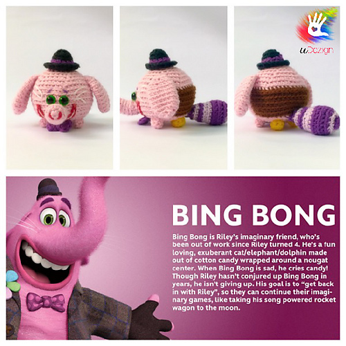 Ravelry: Bing Bong Tsum Tsum pattern by Ervinna Lee