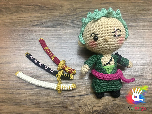 Ravelry: Zoro V2.0 pattern by Ervinna Lee