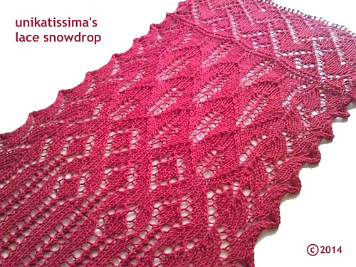 Ravelry: Lace Snowdrop pattern by Susann Hajjar