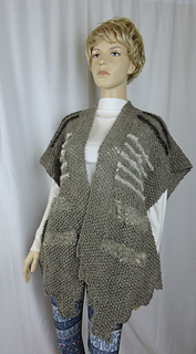 Ravelry: Grey Worsted Weight Ruana pattern by Withers Wool and Farm