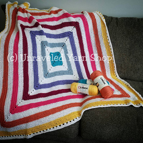 Ravelry: LuLa Throw pattern by Jessica LoBue