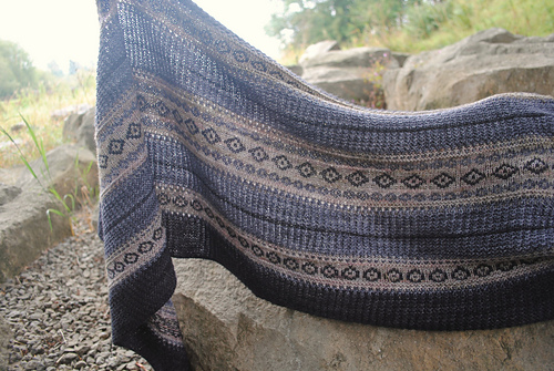 Ravelry: Dark Moon Wrap pattern by Rachel Illsley