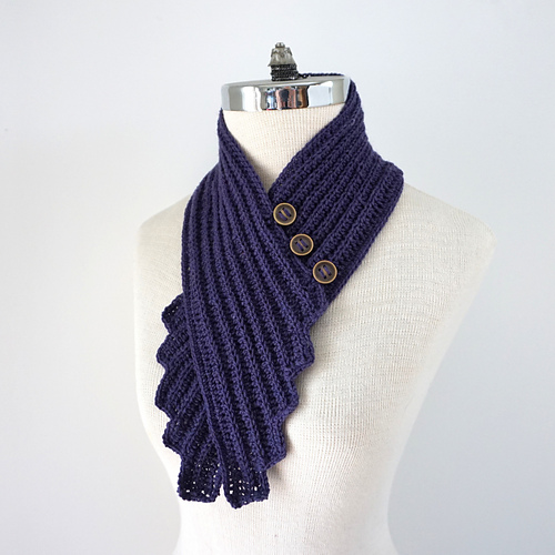 Ravelry: Modern Edge Scarf pattern by Valerie Baber