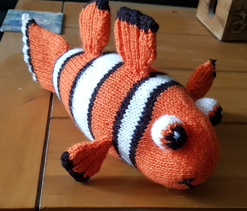 Ravelry: Nemo the Clown Fish pattern by Nicola Riley