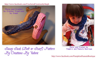 Ravelry: Sassy Sash pattern by Valorie Fischer
