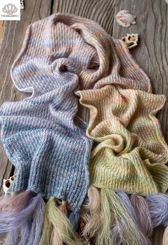 Ravelry: Salty Mermaid Scarf pattern by Vanessa Ewing