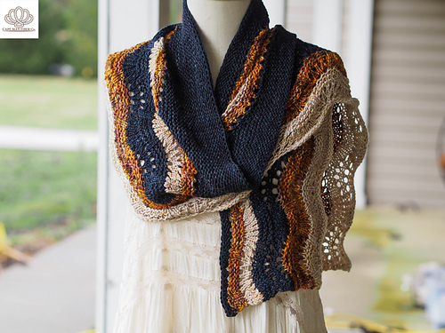 Ravelry: Cladach Scarf pattern by Vanessa Ewing
