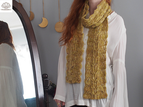 Ravelry: Wishbone Scarf pattern by Vanessa Ewing