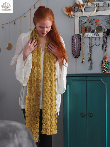 Ravelry: Wishbone Scarf pattern by Vanessa Ewing