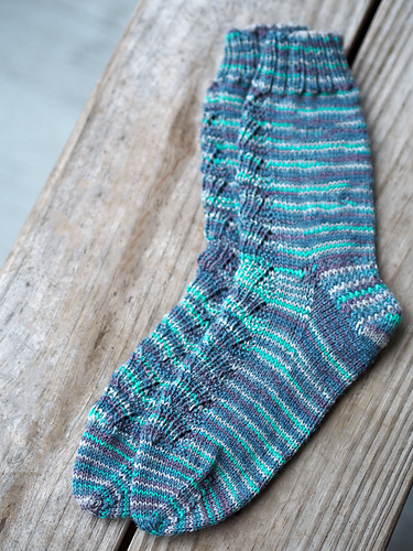 Ravelry: Under the Umbrella Socks pattern by Vanessa Ewing