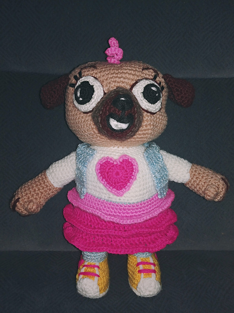 Ravelry: Chip the Pug pattern by Vashti Matthews