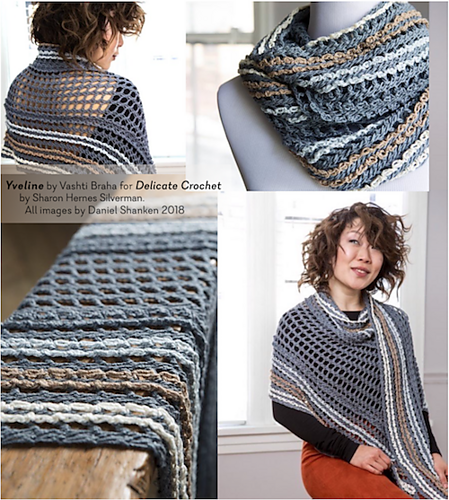 Ravelry: Yveline Wrap pattern by Vashti Braha