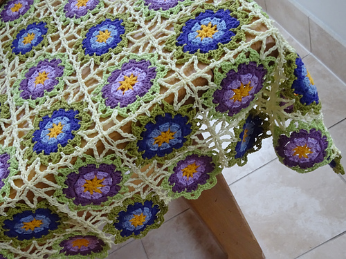 Ravelry: Floral Tablecloth pattern by Agrarian Artisan