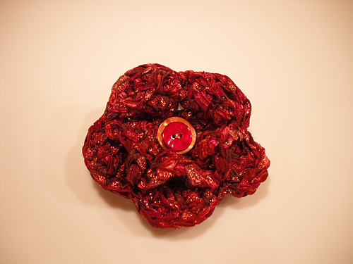 Ravelry: Simple ribbon corsage pattern by Agrarian Artisan