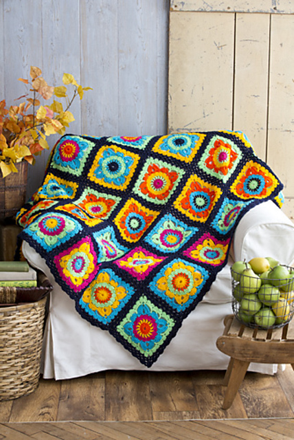 Ravelry: #20 Crochet Block Afghan pattern by Gayle Bunn