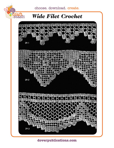 Ravelry: Wide Filet Crochet Edgings pattern by The Spool Cotton Company