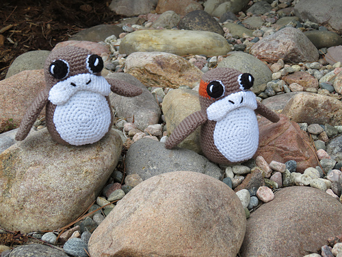 Ravelry: Huggable Porg pattern by Hooked by Kati