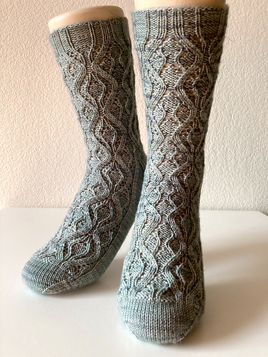 Ravelry: Reflecting Pool Socks pattern by verybusymonkey