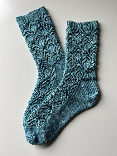 Ravelry: Fritillary Socks pattern by verybusymonkey