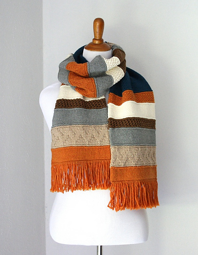 Ravelry: Frango Sampler Scarf pattern by Staci Perry