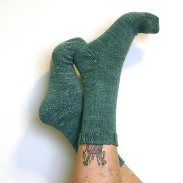 Ravelry: Toe-Up Gusset Socks pattern by Staci Perry