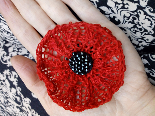 Ravelry: Remembrance Poppy pattern by The Knit Guru