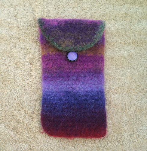Ravelry: Felted Noro Eyeglass Case pattern by Kathy Kelly