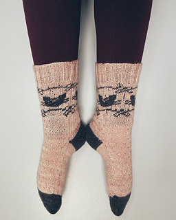 Ravelry: Moon Kitty Socks pattern by Victoria Beth