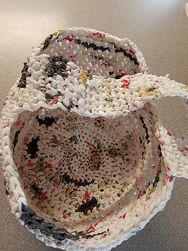 Ravelry: Plarn Garden Basket pattern by Jacqueline Victor