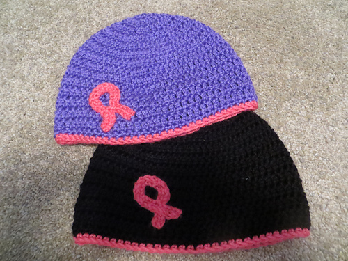 Ravelry: Breast Cancer Ribbon Beanie pattern by Jacqueline Miceli