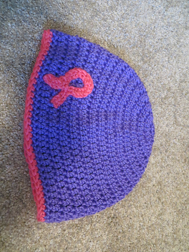 Ravelry: Breast Cancer Ribbon Beanie pattern by Jacqueline Miceli