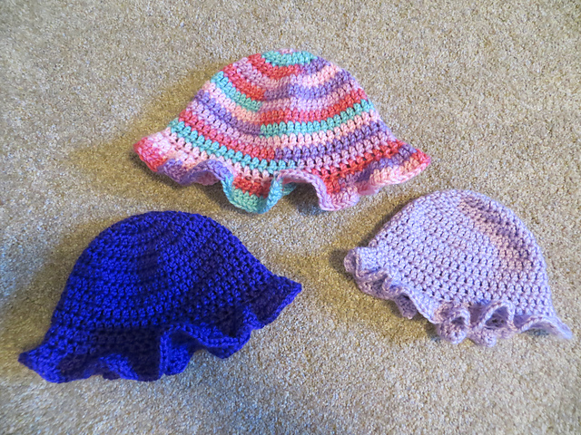 Ravelry: Children's Ruffle Bucket Hat pattern by Jacqueline Victor