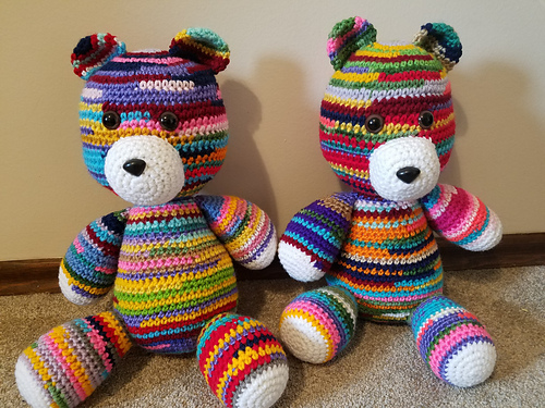 Ravelry: Scrappy the Bear pattern by Jacqueline Miceli