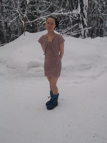 Ravelry: 2 in one Polku dress & jacket pattern by Anniina Ropponen
