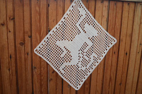 Ravelry: Monkey Happy Dance Filet Crochet Chart Graph pattern by Maria ...