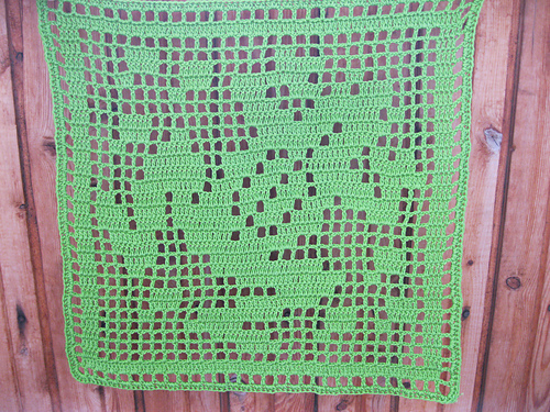 Ravelry: Frog Filet Crochet Chart Graph pattern by Maria Merlino