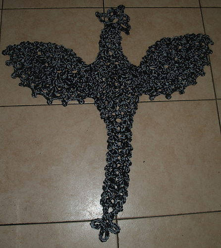 Ravelry: Dragon Rug Crochet pattern by Valerie Fuller