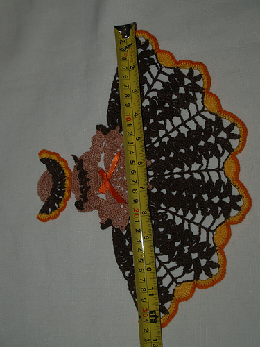 Ravelry: Autumn Crochet Doily Girl pattern by Valerie Fuller