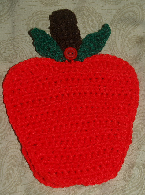 Ravelry: Crochet Apple Towel Topper pattern by Valerie Fuller