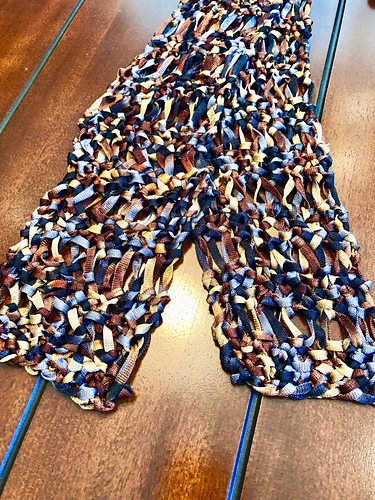 Ravelry: Ribbon Yarn Drop Stitch Scarf pattern by Diane L. Augustin