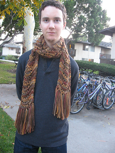 Ravelry: Pine Cone Scarf pattern by Robin Melanson