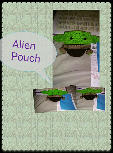 Ravelry: Alien Pouch pattern by Joanna M. Wojciech