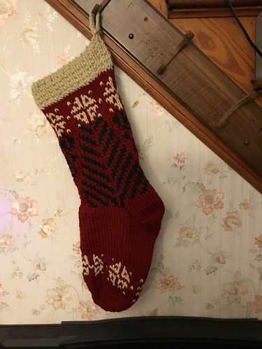 Ravelry: Norway Spruce Stocking pattern by Denise Balvanz
