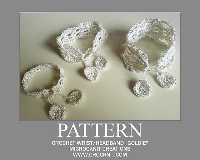 Ravelry: Wrist and Headband Goldie pattern by Barbara Summers
