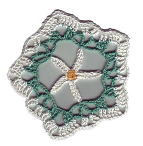 Ravelry: Lemon Blossom Motif & Appliqué pattern by Shari Tombs