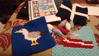 Ravelry: Seagull C2C pattern by Sue Cuthbert