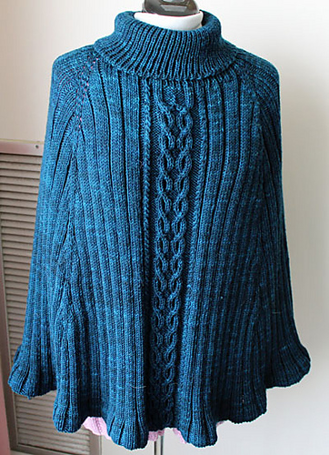 Ravelry: Celtic Princess Poncho pattern by Wendy D. Johnson