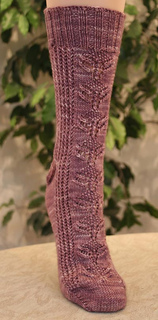 Ravelry: Thistle and Heather Socks pattern by Wendy D. Johnson