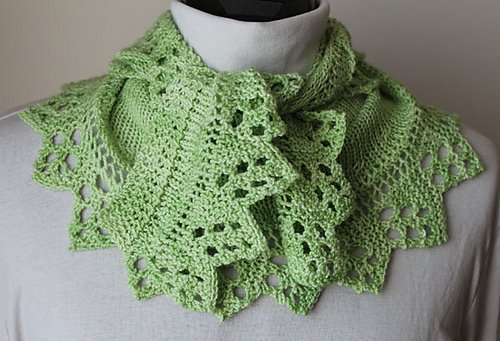 Ravelry: Two-Step and Tango Scarf & Shawlette pattern by Wendy D. Johnson