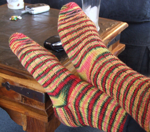 Ravelry: Lichen Ribbed Sock pattern by Nancy Bush